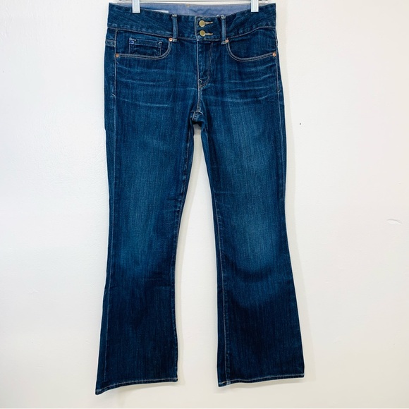 GAP | Jeans | Gap 969 Jeans Woman 28 Perfect Boot Blue Double Button ...